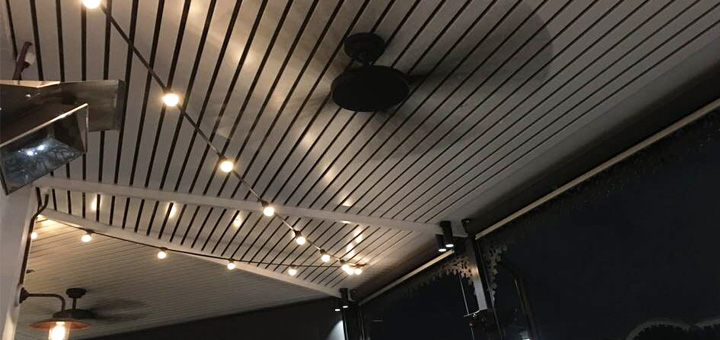 Exposed Conduit Ceiling Fan