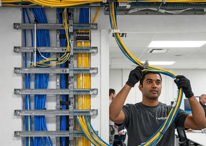 Commercial Data Cabling | Top Rated Electrical Services